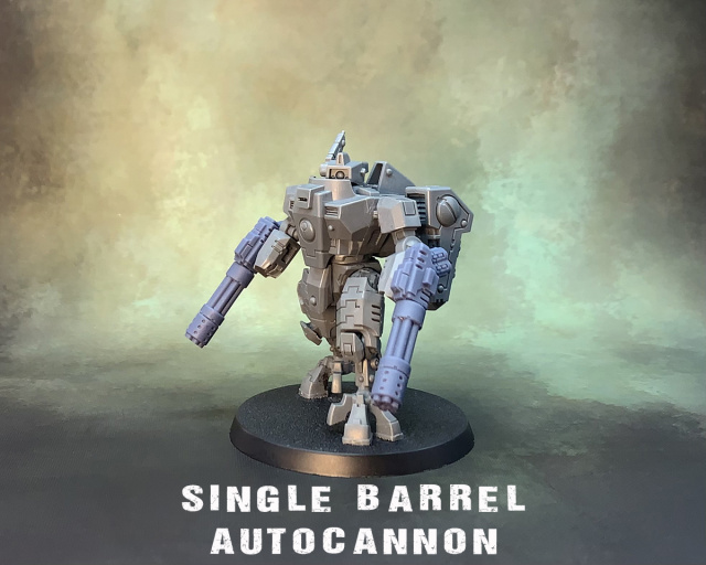 Single Barrel Autocannon (set)